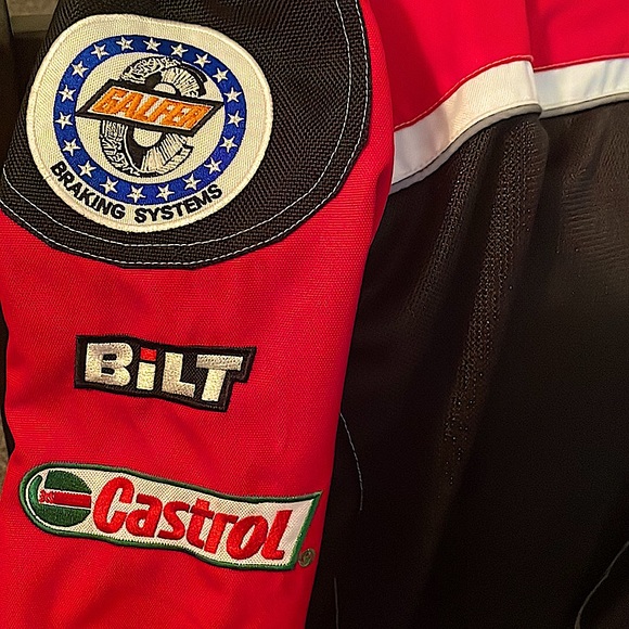 Bilt | Jackets & Coats | Copy Bilt Xl Motorcycle Jacket Black And Red ...
